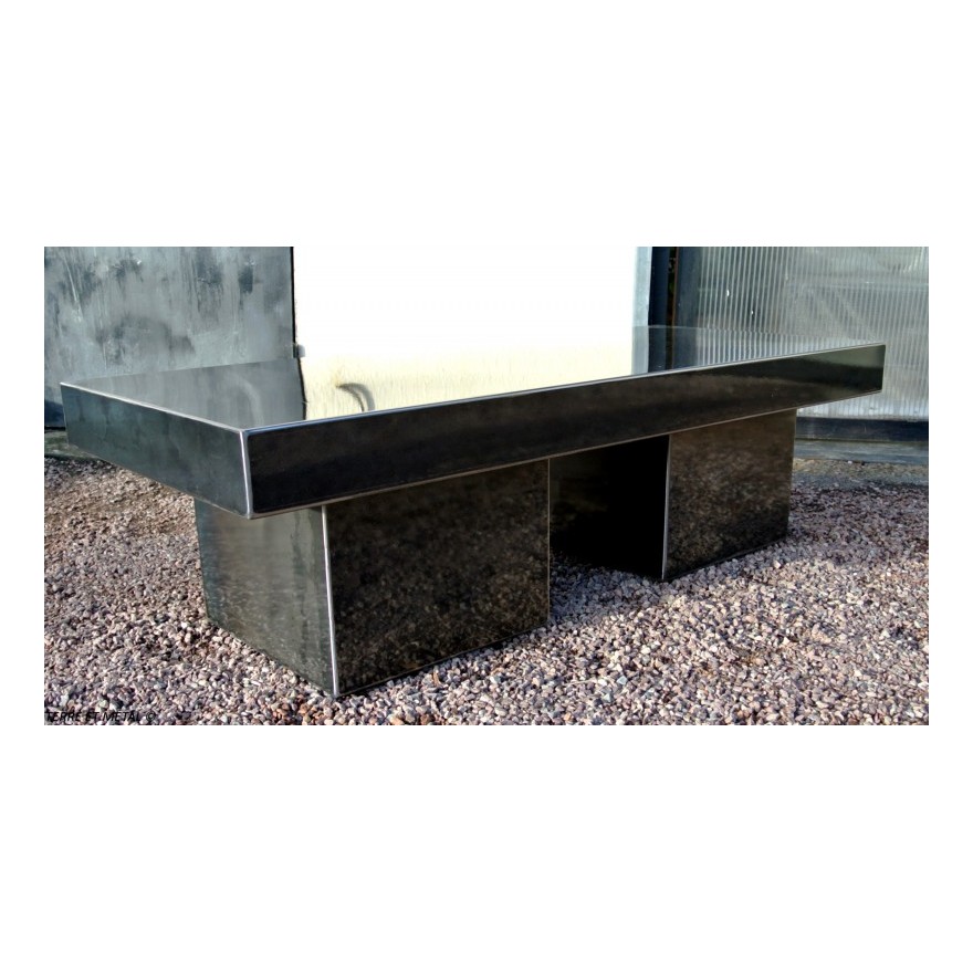 Table basse en métal Pur - Fabrication sur-mesure |BY Terre et Métal