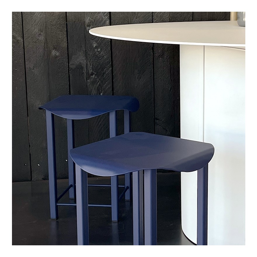 TABLE DE REPAS RONDE EN METAL - BAMAKO COLOR