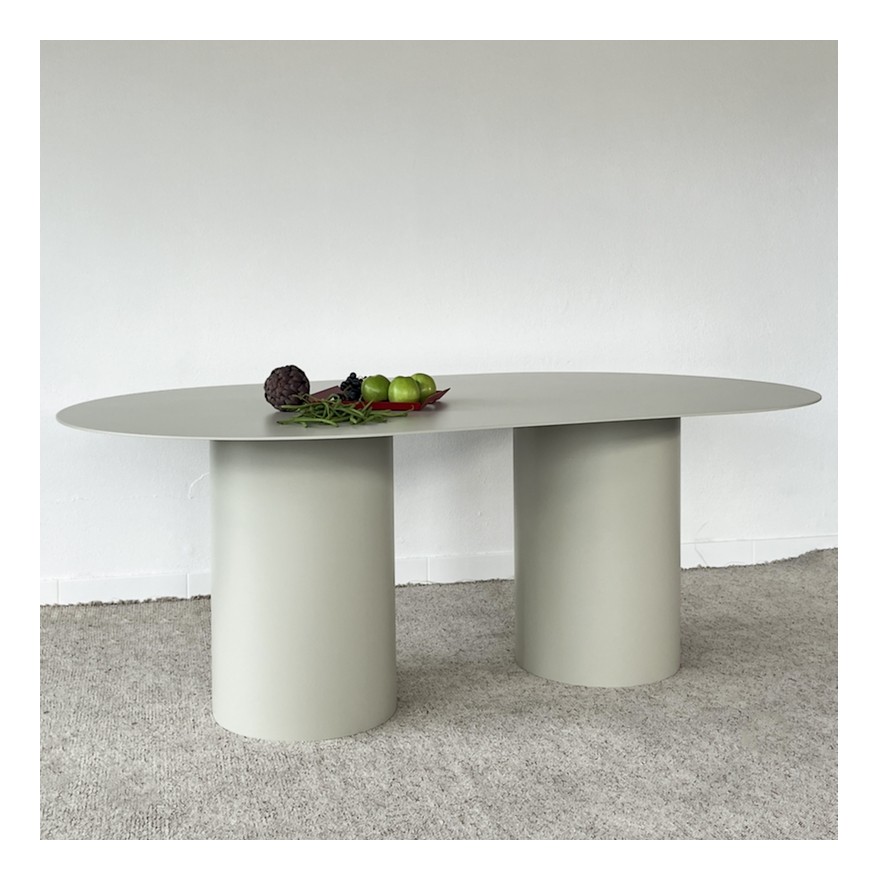 TABLE DE REPAS EN METAL - MALI COLOR